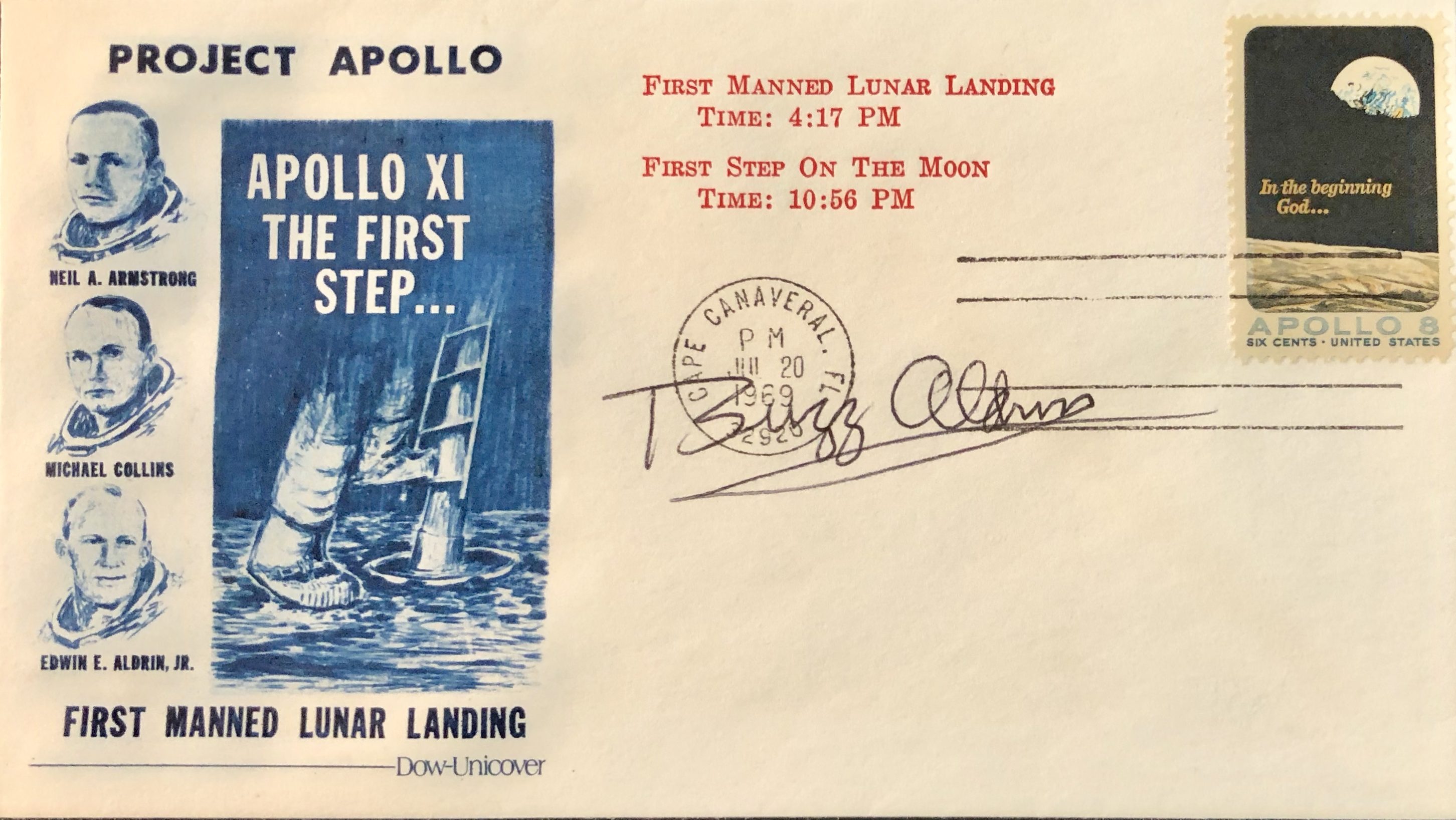 Apollo Space Shop | Apollo 11 Humankind’s First Step on the Moon Cover
